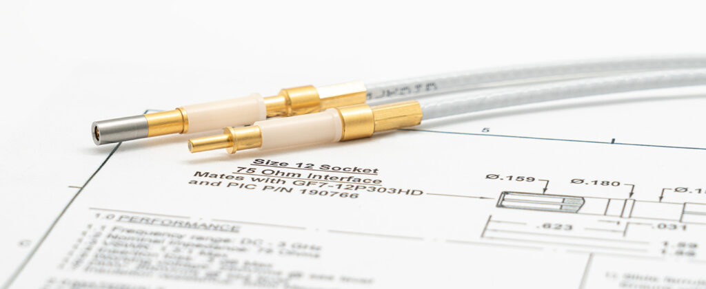 M39029 75 Ohm Size 12 Coaxial Pin/Socket MIL Spec Contacts